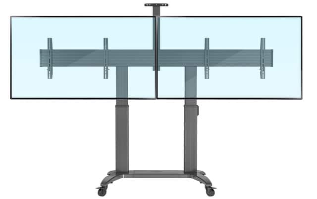North Bayou Dual Screen TV Cart for 55″-75″ TV's (T75-2A) - North Bayou